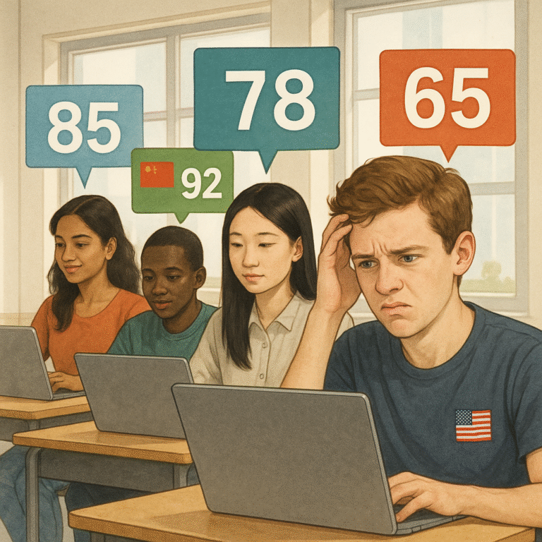 Student Test Score Comparisons by Country - Lonnie Palmer